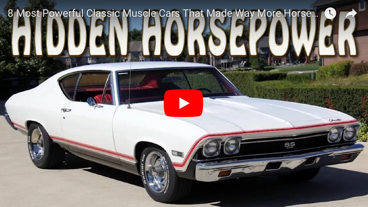 8 Most Powerful Classic Muscle Cars That Made Way More Horsepower Than ...