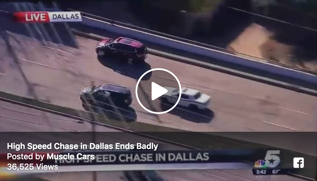 A woman ends a high speed chase in Dallas, beats out the driver ...