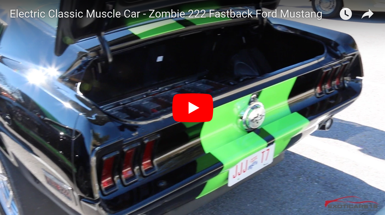 Electric Classic Muscle Car – Zombie 222 Fastback Ford Mustang - Muscle ...