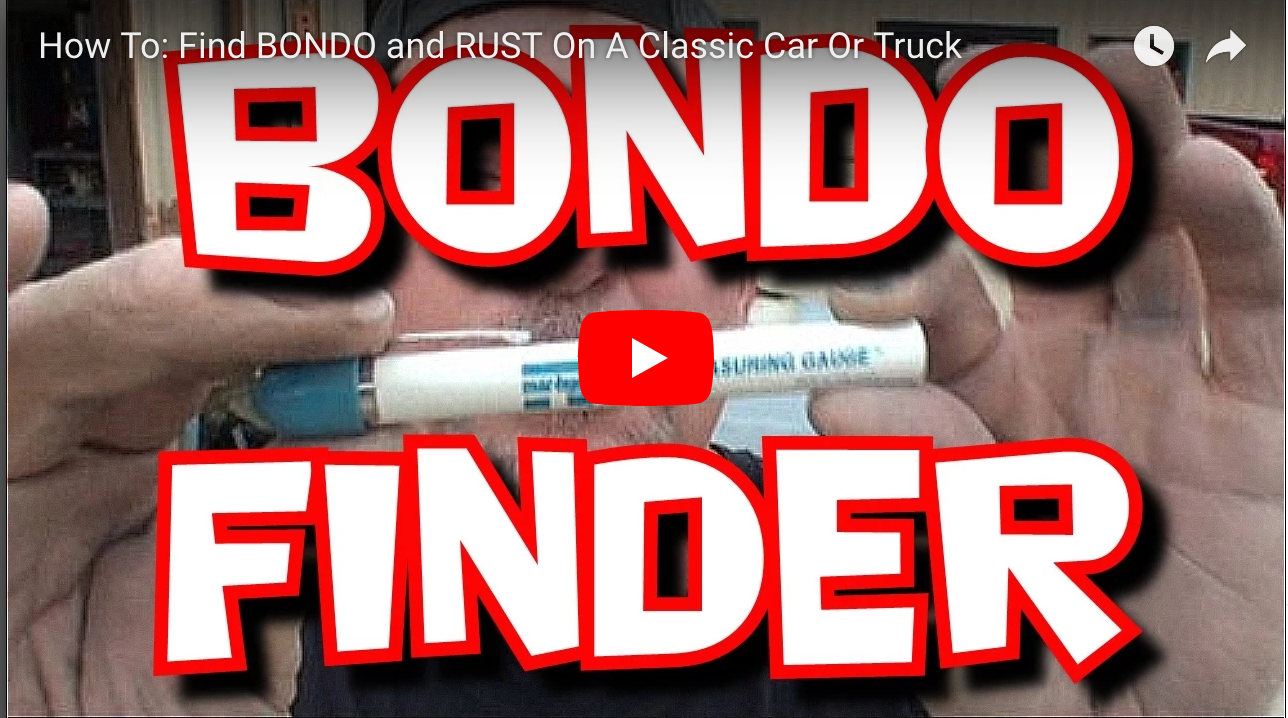 How To: Find BONDO and RUST On A Classic Car Or Truck - Muscle Car Fan