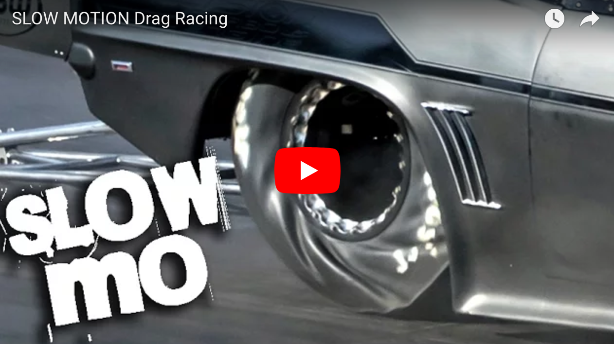 SLOW MOTION Drag Racing - Muscle Car Fan