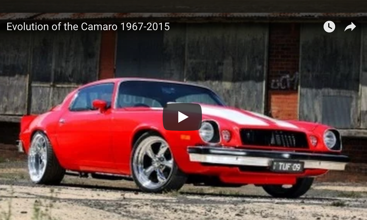 Evolution of the Camaro 1967-2015 - Muscle Car Fan