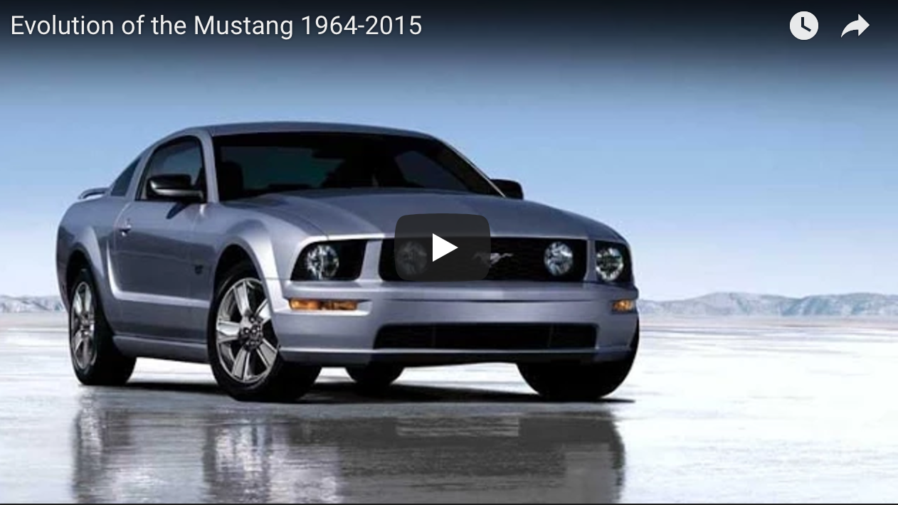 Evolution of the Mustang 1964-2015 - Muscle Car Fan