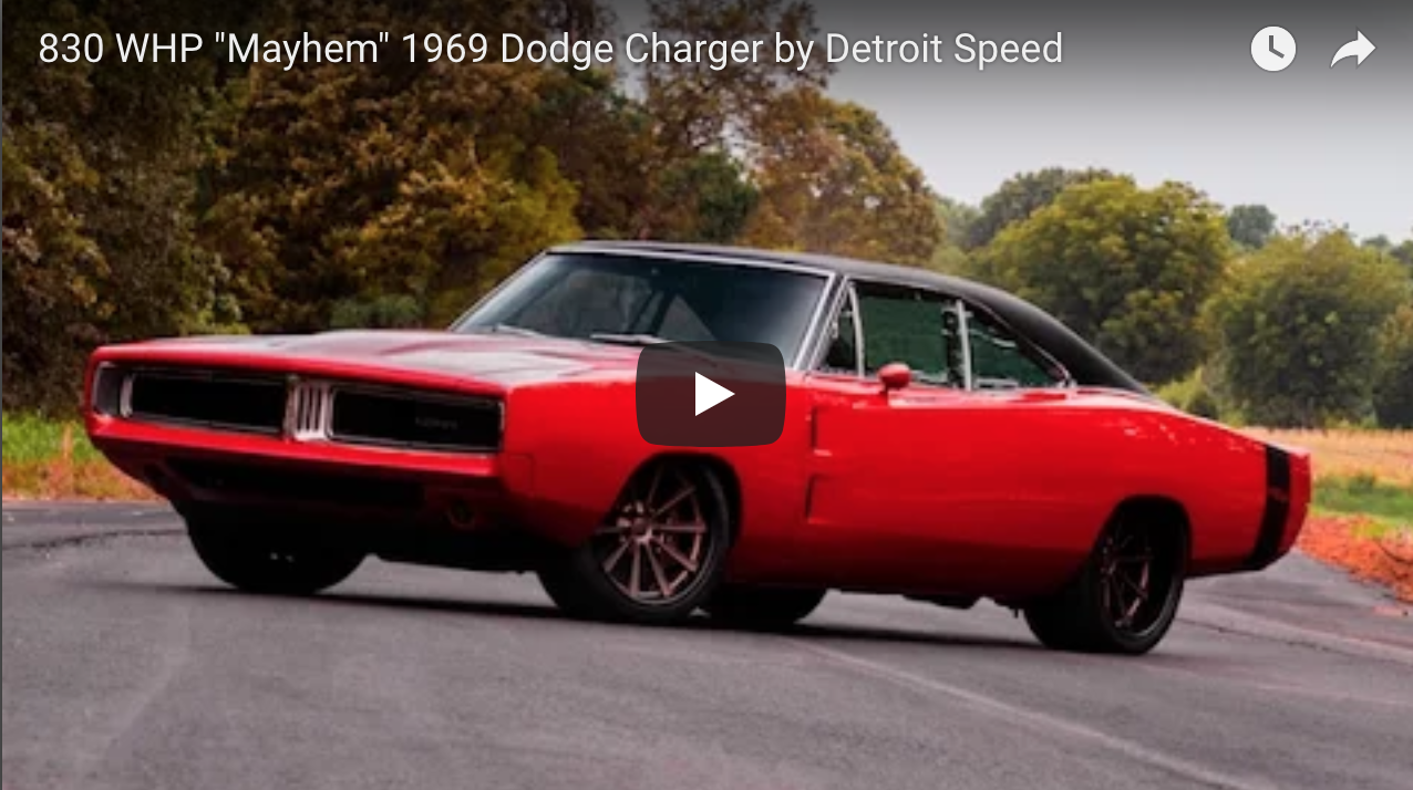 830 WHP “Mayhem” 1969 Dodge Charger by Detroit Speed - Muscle Car Fan
