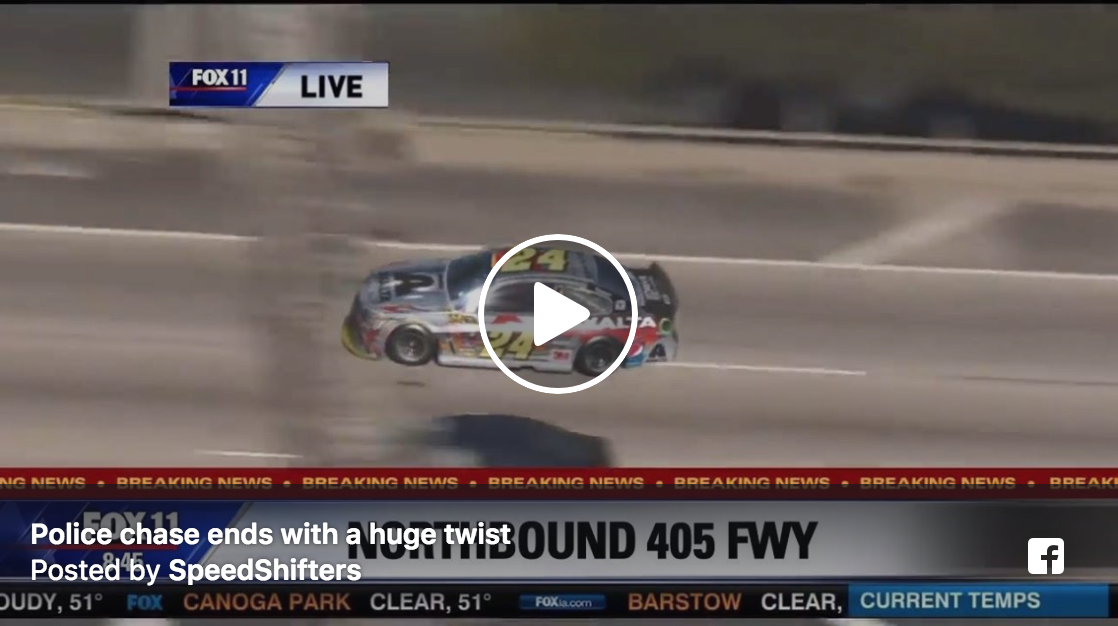 Police chase ends with a surprising twist. - Muscle Car Fan