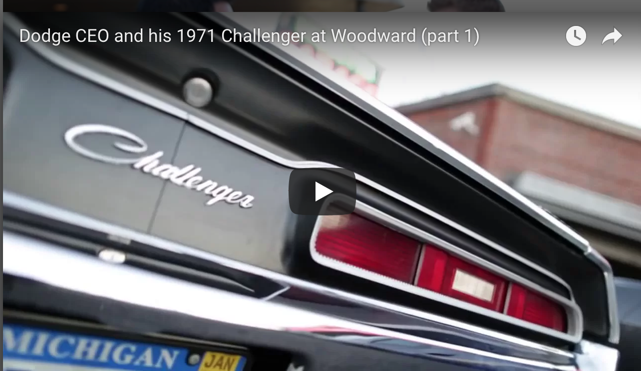Dodge CEO and his 1971 Challenger at Woodward (part 1) - Muscle Car Fan